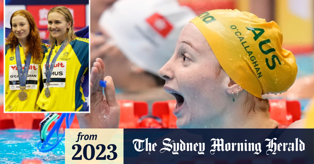 World Swimming Championships 2023 Mollie Ocallaghan Breaks World